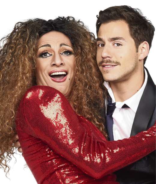 Actor funense junto a Martín Bossi en el Broadway